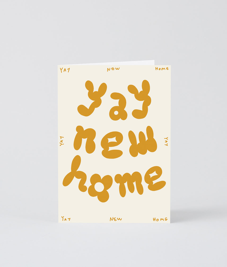 Giant Super Yay Embossed Greetings Card – Wrap