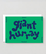 Giant Hurray Embossed Greetings Card – Wrap